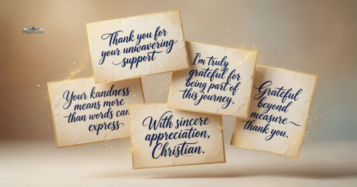 200+ Christian Thank You Messages for Friends and Family